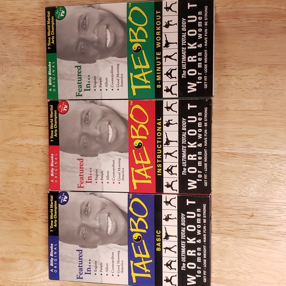 Billy Blanks | Other | Taebo Vhs Tapes | Poshmark